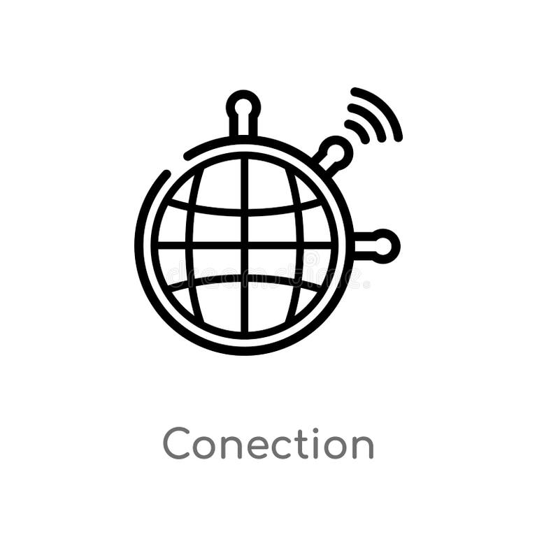 Conection Outline Stock Illustrations – 54 Conection Outline Stock ...