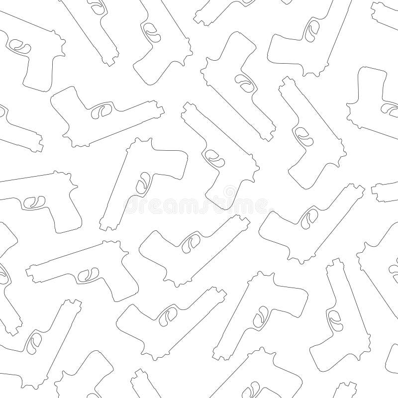 Guns Seamless Texture Stock Illustrations – 73 Guns Seamless Texture ...