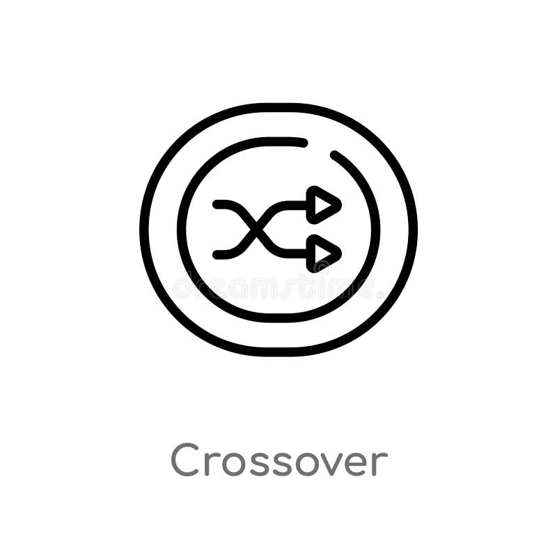 Crossover Outline Stock Illustrations – 581 Crossover Outline Stock ...