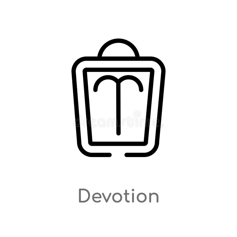 Devotion Isolated Icon. Simple Element Illustration from Zodiac Concept ...