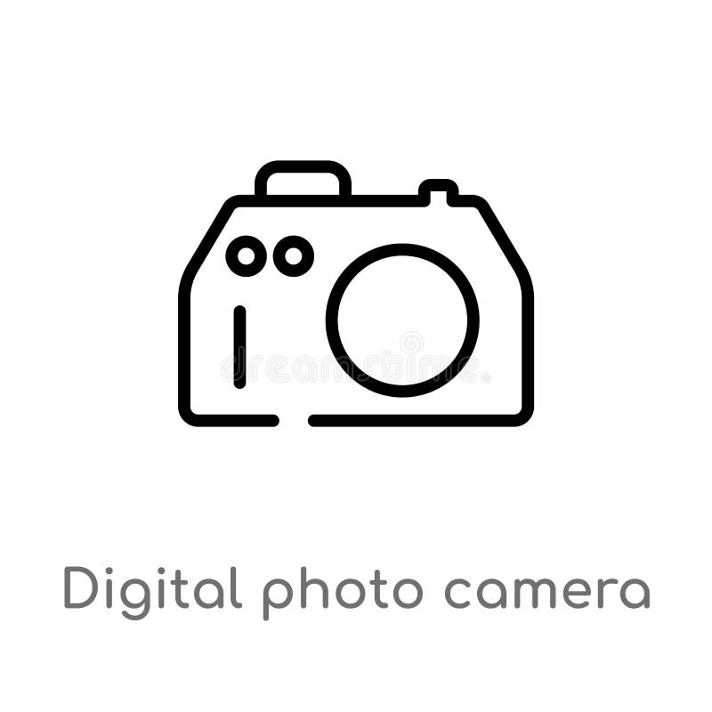 Outline Digital Transformation Vector Icon. Isolated Black Simple Line ... Outline Digital Transformation Vector Icon. Isolated Black Simple Line ...