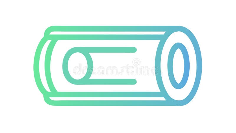 Outline Document Roll Scroll Icon Paperwork , Vector Design Generative ...