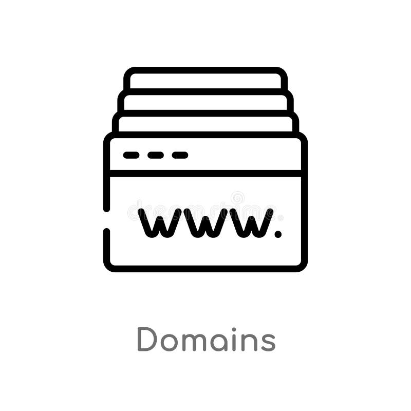 World of domains stock illustration. Illustration of conceptual - 5018383