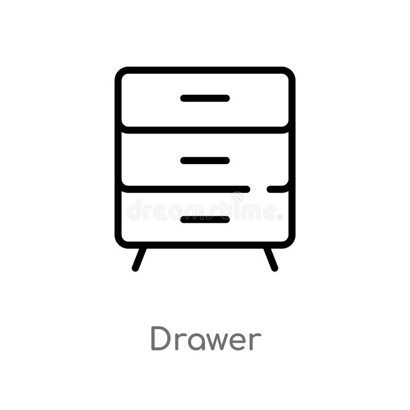 Outline Drawer Stock Illustrations – 8,022 Outline Drawer Stock ...