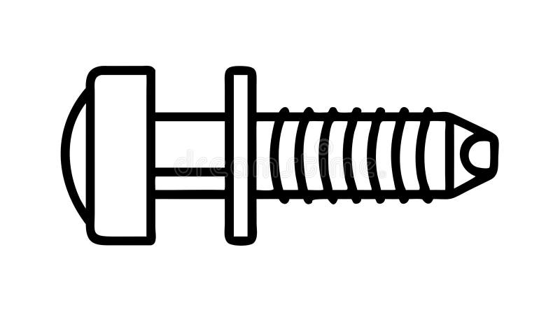 Bolt Head Outline Stock Illustrations – 1,425 Bolt Head Outline Stock ...
