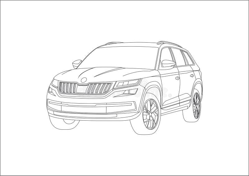 Crossover Outline Stock Illustrations – 581 Crossover Outline Stock ...