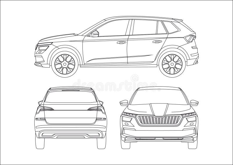 Crossover Outline Stock Illustrations – 581 Crossover Outline Stock ...