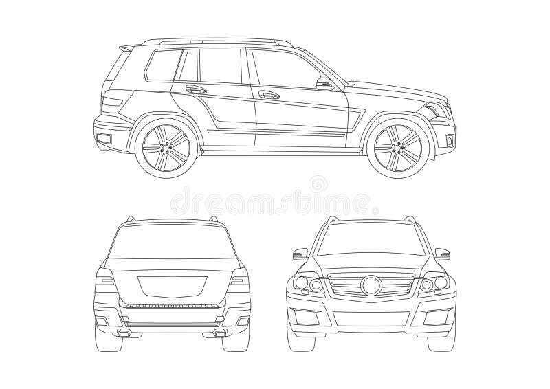 Crossover Outline Stock Illustrations – 581 Crossover Outline Stock ...