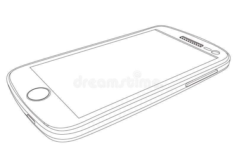 Drawing Iphone Line Stock Illustrations – 478 Drawing Iphone Line Stock ...