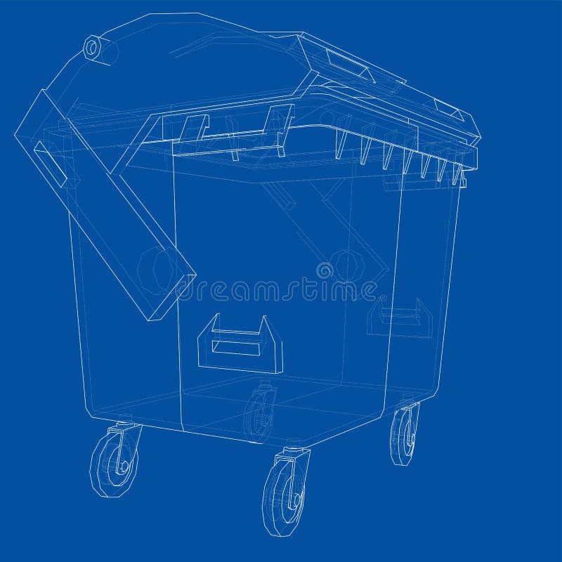 Outline Dustbin Stock Illustrations – 6,637 Outline Dustbin Stock ...