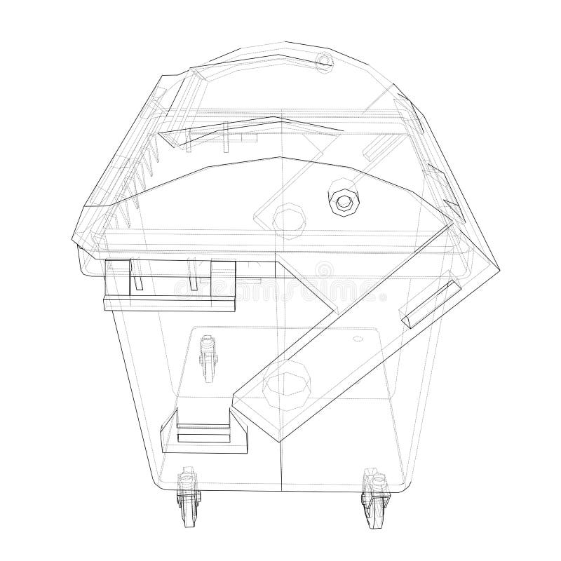 Dustbin Outline Stock Illustrations – 3,392 Dustbin Outline Stock ...