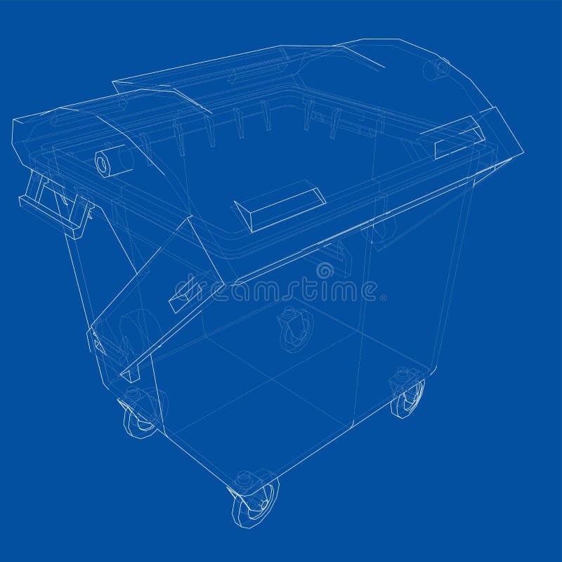 3d Recycling Bin Line Drawing Stock Illustrations – 134 3d Recycling ...