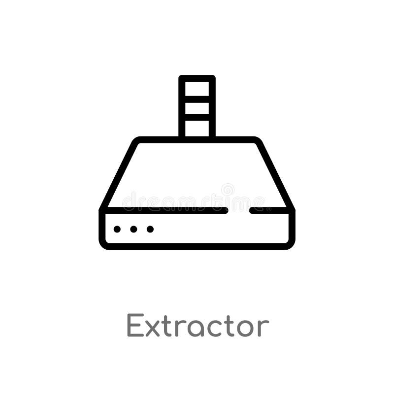 Extractor Isolated Icon. Simple Element Illustration from Hygiene ...