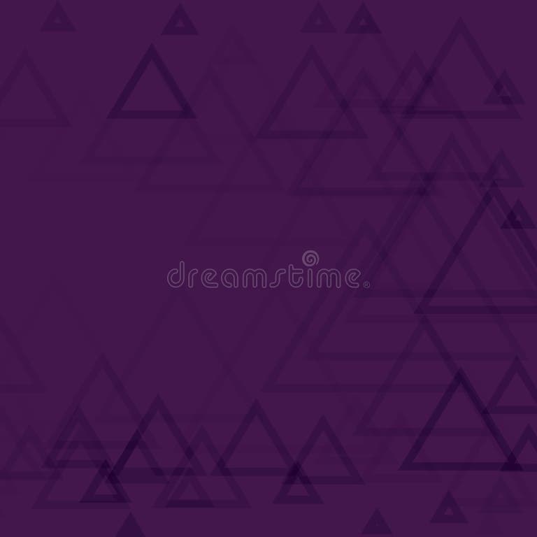 Outline Figure of Triangle in Mesh Pattern in Two Tone Violet. Creative ...
