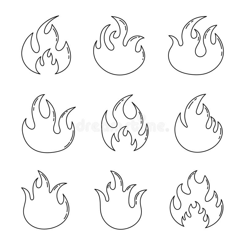 Hand Draw Fire Stock Illustrations – 3,507 Hand Draw Fire Stock ...