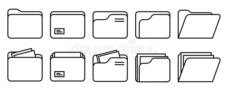 Outline Folder. Computer Document. File Icon in Folder. Linear Folder ... Outline Folder. Computer Document. File Icon in Folder. Linear Folder ...