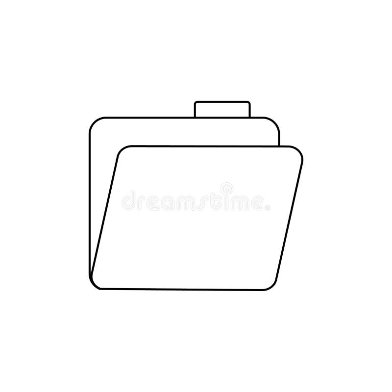 Folder Symbol. Folder Icon with Documents. Flat Illustration Isolated ... Folder Symbol. Folder Icon with Documents. Flat Illustration Isolated ...