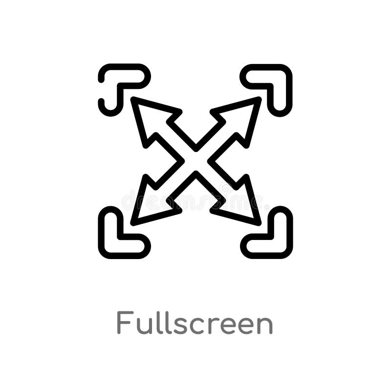 Black Fullscreen Stock Illustrations – 759 Black Fullscreen Stock ...