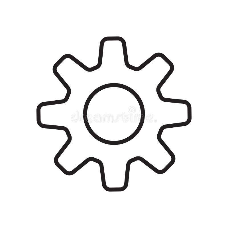 Outline Gear Stock Illustrations – 101,254 Outline Gear Stock ...