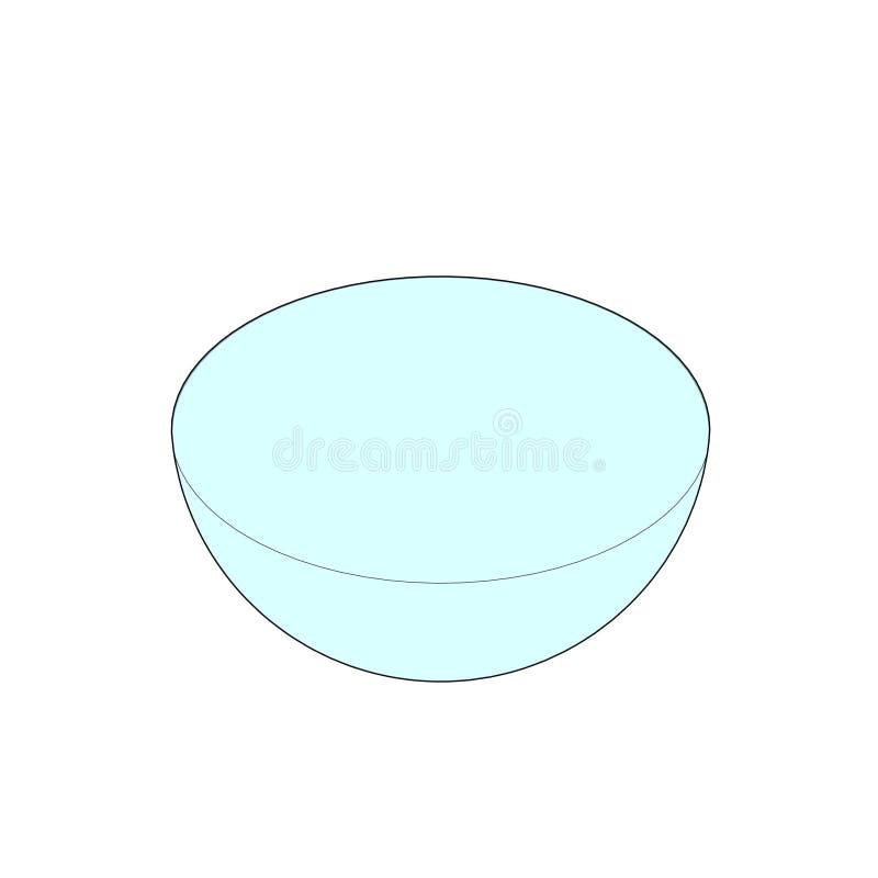 Outline of a Geometric Triangular Prism Shape with Blue Infill Stock ...