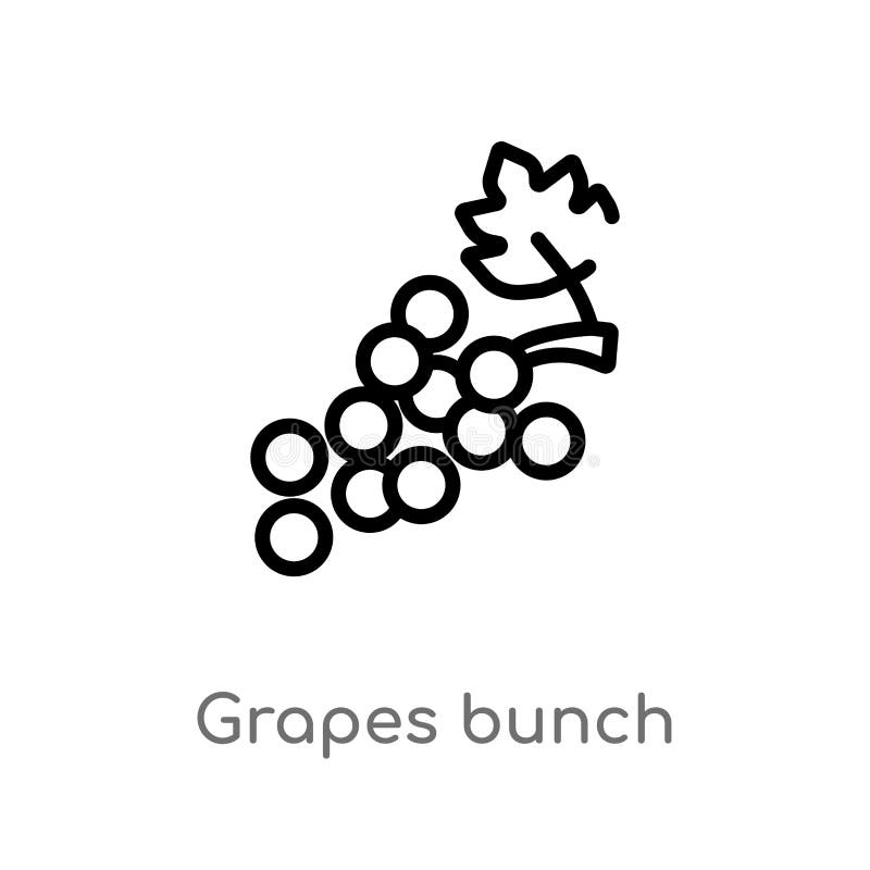 Outline Grapes Stock Illustrations – 8,710 Outline Grapes Stock ...