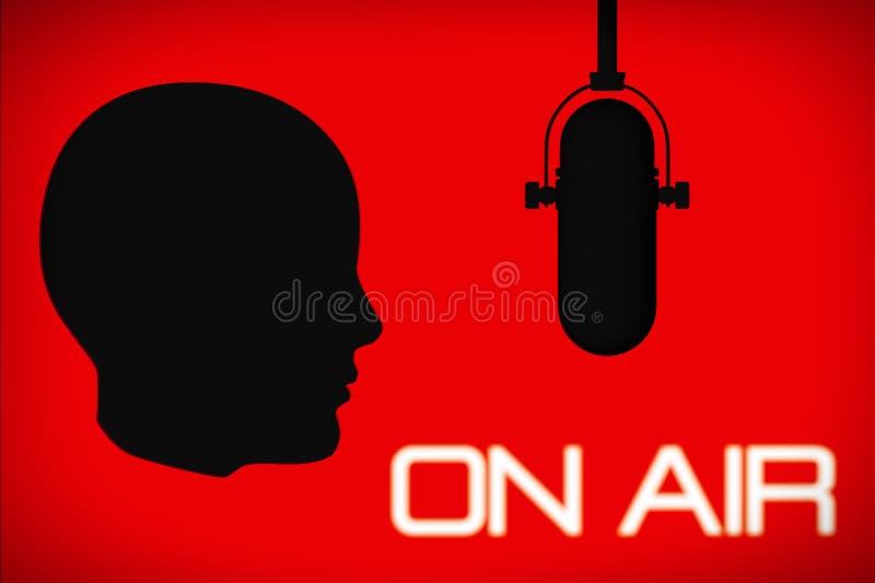 Red Head Microphone Stock Illustrations – 485 Red Head Microphone Stock ...