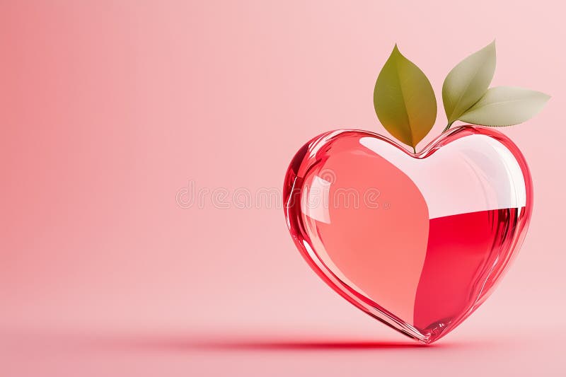 An Outline of a Heart Shape Features a Small Solar Panel at Its Center ...