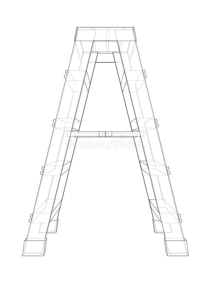 Outline Household Steps. Vector Stock Vector - Illustration of outline ...