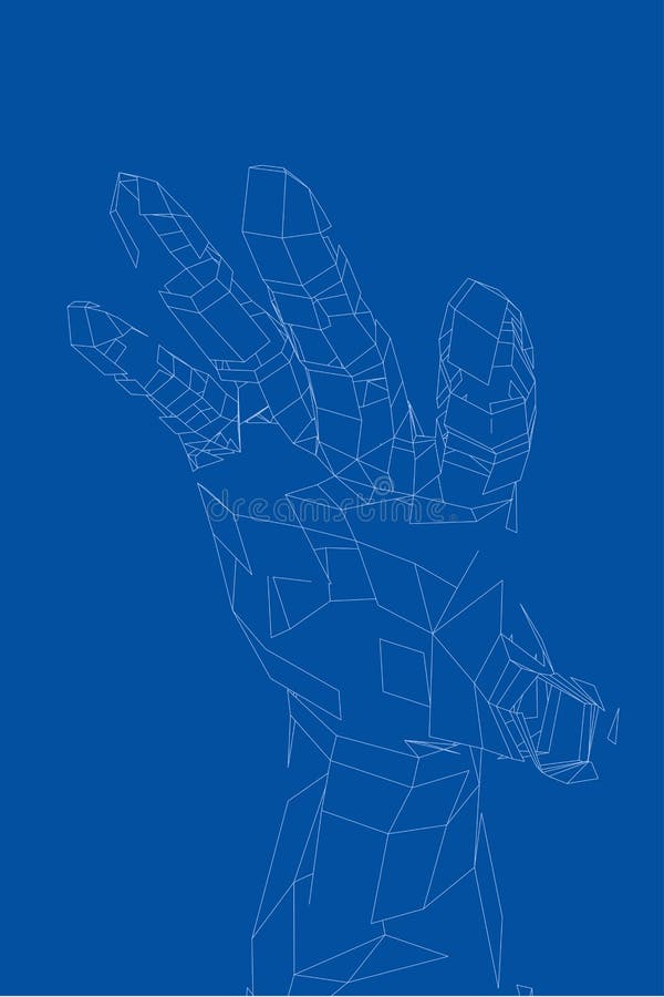 Human Hand Finger Wire Frame Stock Illustrations – 366 Human Hand ...