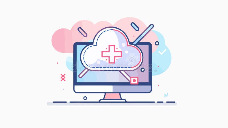 Technology Concept: Cloud Network Disconnection, Data Loss and ...