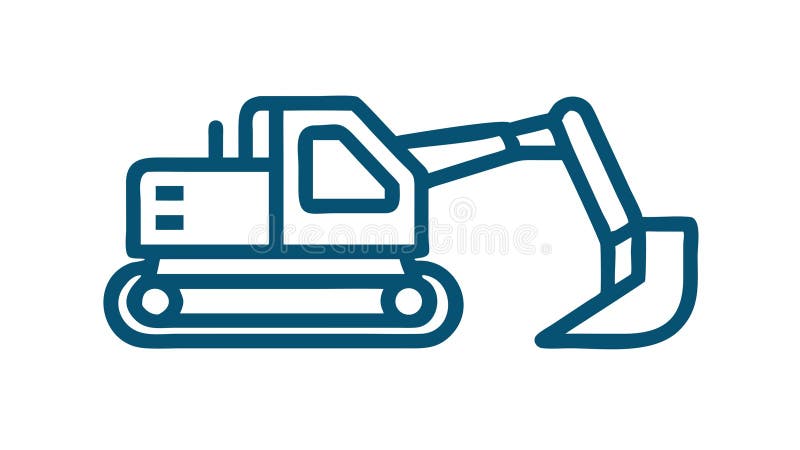 Excavator Outline Icon Stock Illustrations – 3,965 Excavator Outline ...