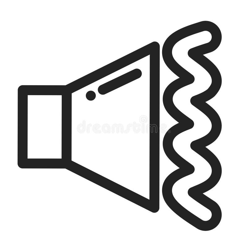 Vibrate Icon for Smartphone User Interface Stock Vector - Illustration ...
