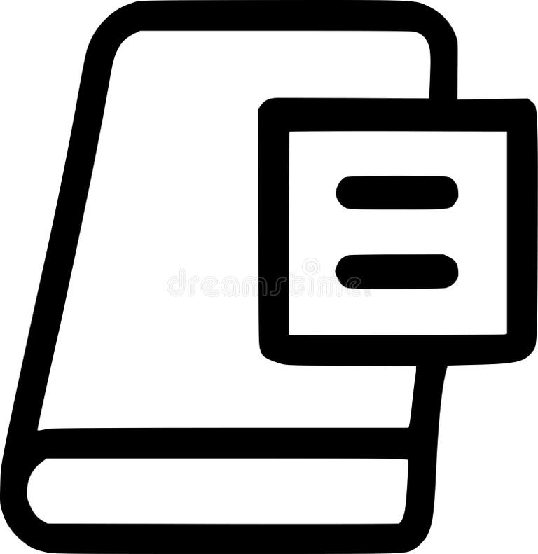 Outline Book Document Stock Illustrations – 31,963 Outline Book ...