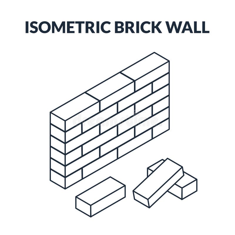 Outline Wall Vector Icon. Isolated Black Simple Line Element ...