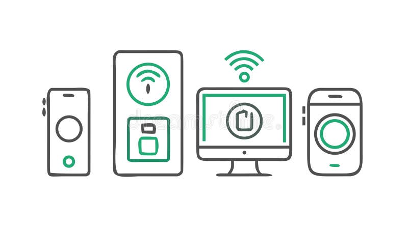 Devices Tech Gadgets Vector Stock Illustrations – 1,878 Devices Tech ...