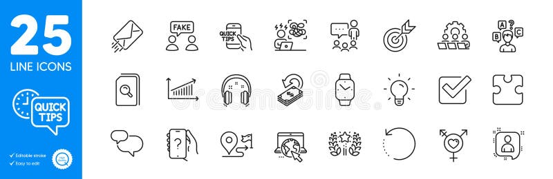 Outline Icons Set. Recovery Data, Search Files and Chat Message Icons ... Outline Icons Set. Recovery Data, Search Files and Chat Message Icons ...