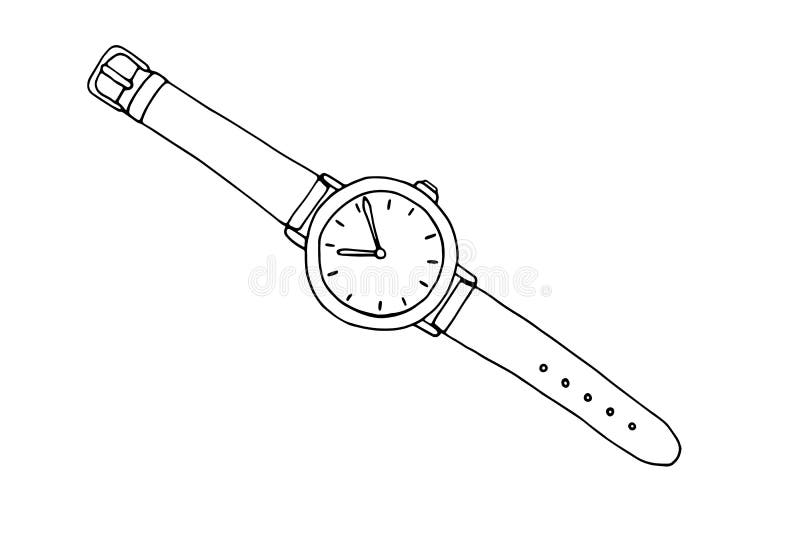 Outline Timepieces Stock Illustrations – 68 Outline Timepieces Stock ...