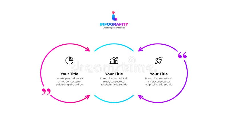 Outline Infographic Design Template. Quote Diagram with 3 Options or ... Outline Infographic Design Template. Quote Diagram with 3 Options or ...
