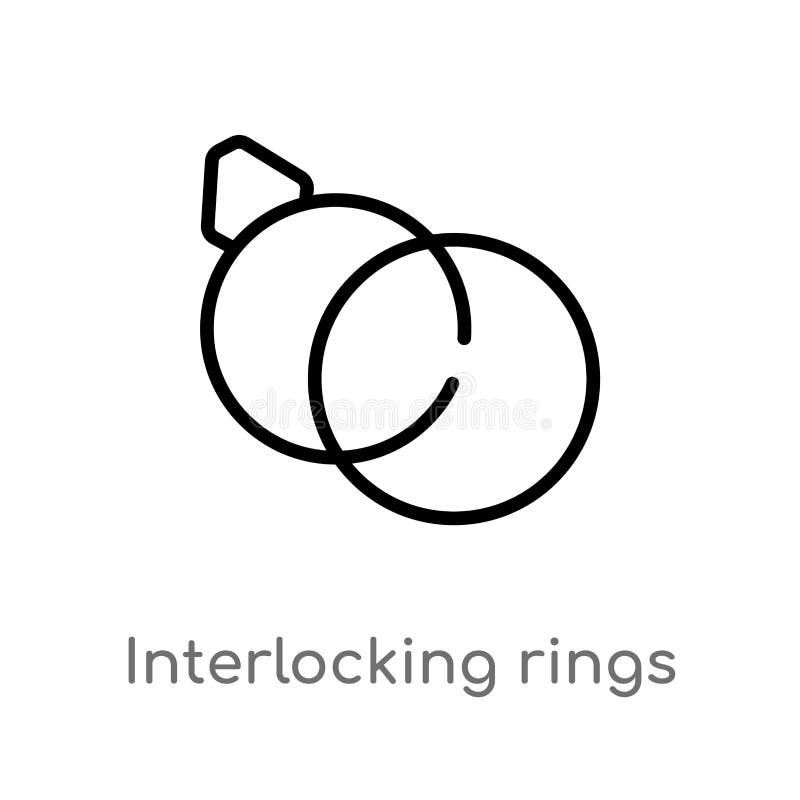 Interlocking Rings Stock Illustrations – 476 Interlocking Rings Stock ...