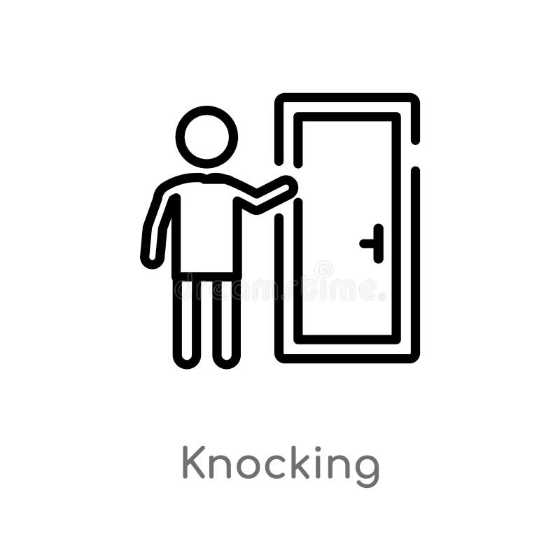 Knocking Logo Stock Illustrations – 114 Knocking Logo Stock ...