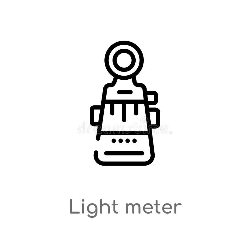 Light Meter Isolated Icon. Simple Element Illustration from Photography ...
