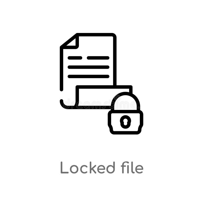 Locked file cabinet (3D) stock illustration. Illustration of iron ...