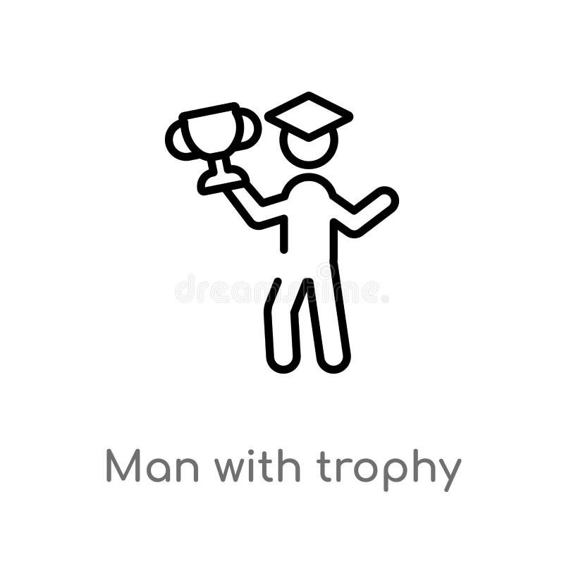 Trophy Concept Outline Symbol Stock Illustrations – 8,685 Trophy ...