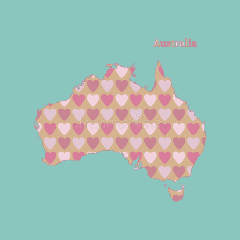 Australia Map Pastel Stock Illustrations – 175 Australia Map Pastel ...