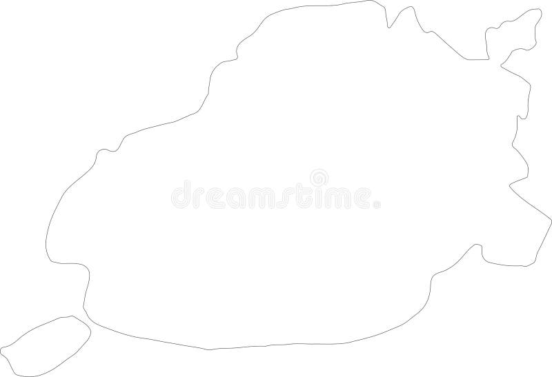 Bohol Philippines Outline Map Stock Vector - Illustration of geography ...