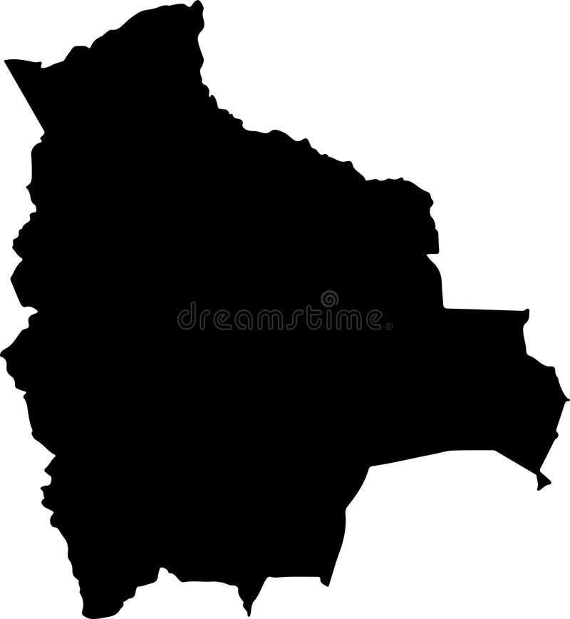 Harta Siluetei Bolivia Cu Fond Transparent Stock Vector - Ilustrare din ...