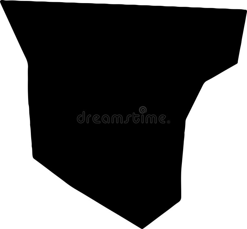 Gudja Malta Silhouette Map with Transparent Background Stock Vector ...