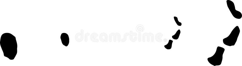 Ha Apai Tonga Silhouette Map with Transparent Background Stock Vector ...