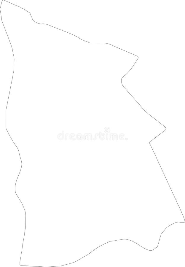 Kisoro Uganda outline map stock vector. Illustration of territory ...