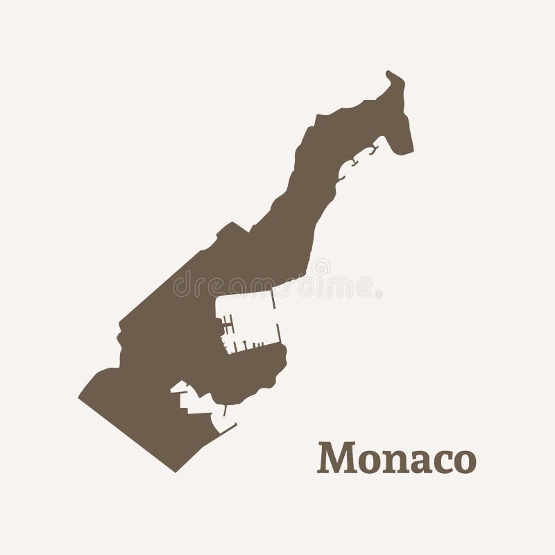 Printable Map Of Monaco Blank World Map Images